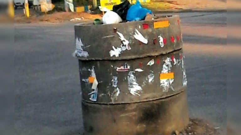 Shift this huge dustbin in Jayanagar - Star of Mysore