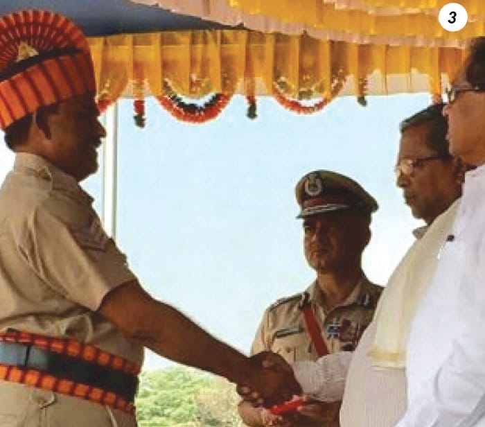 Devaraja SI, Mandi HCs receive CM’s Medal - Star of Mysore