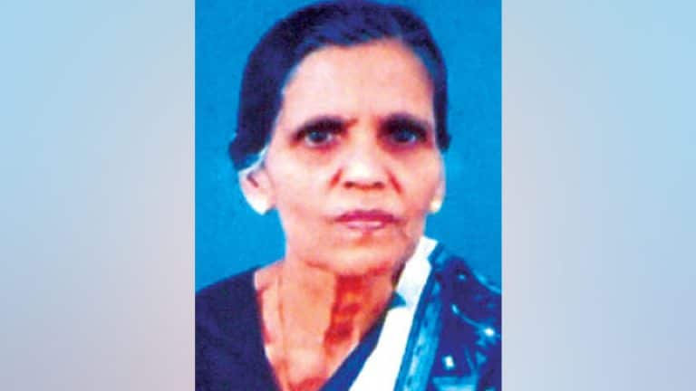 Kizhakkekara Mary Zachariah - Star of Mysore