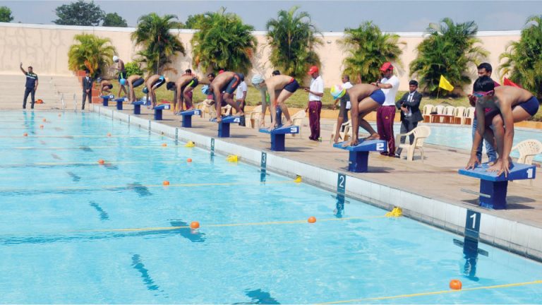 Inter-School Swimming competition held at JIRSM - Star of Mysore