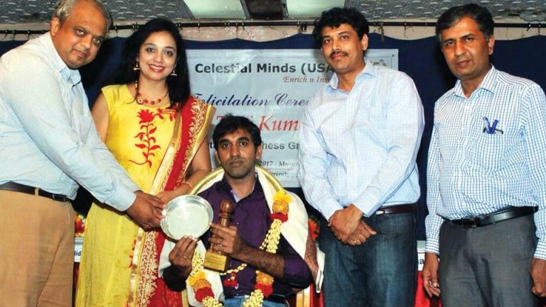 GM Thejkumar feted - Star of Mysore