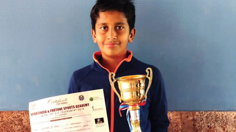 Wins AITA Talent Series - Star of Mysore