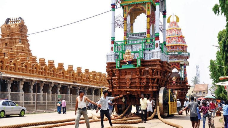 Nanjangud Rathotsava scaled down - Star of Mysore