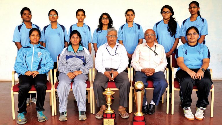 Runners-Up in Inter-Collegiate Throwball Championship - Star of Mysore
