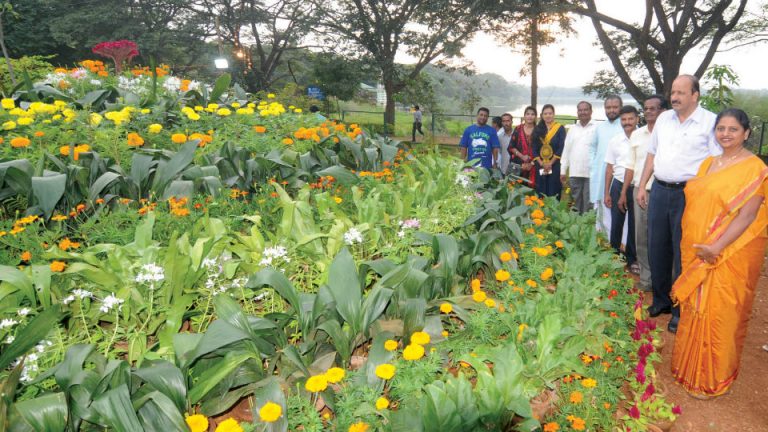 Prize winners at Dasara Flower Show Contest: University of Mysore ...