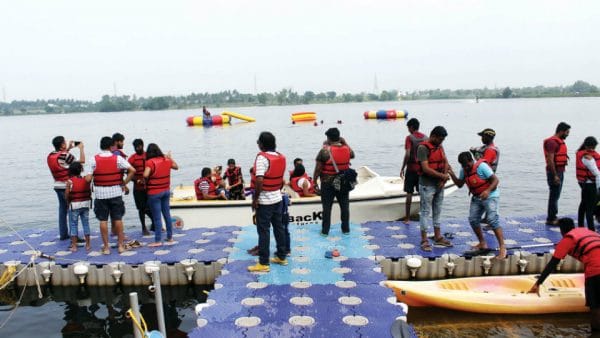 Crowds flock Varuna Lake for Water Sports - Star of Mysore