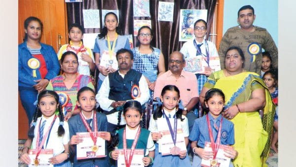 Lalithakala drawing competition winners - Star of Mysore