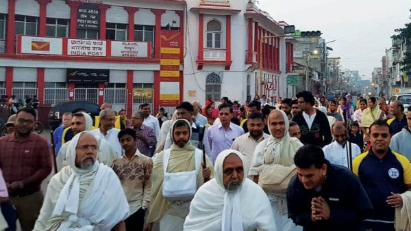 Vihar of Jain Monks - Star of Mysore