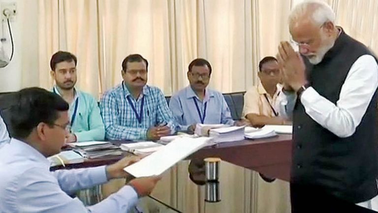 Modi Files Nomination - Star of Mysore