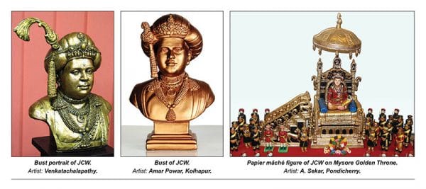 Jayachamaraja Wadiyar enlivened through Art - Star of Mysore