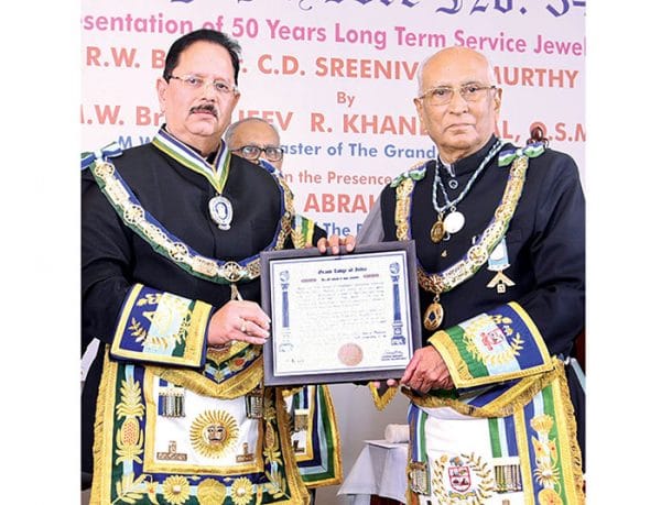 Dr. C.D. Sreenivasa Murthy honoured with Service Jewel Award by ...