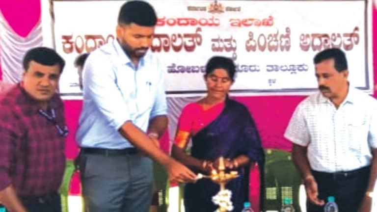 Tahsildar launches Revenue and Pension Adalat - Star of Mysore