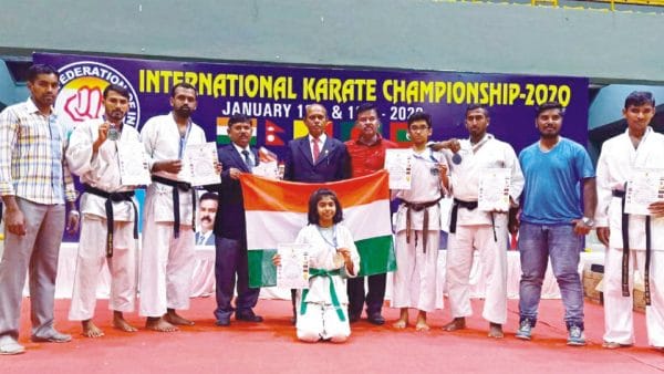 Medal-winners in National Karate Championship - Star of Mysore