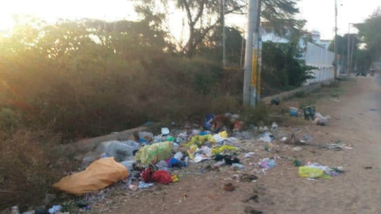 Garbage dumped near Vidyavardhaka College needs to be cleared - Star of ...