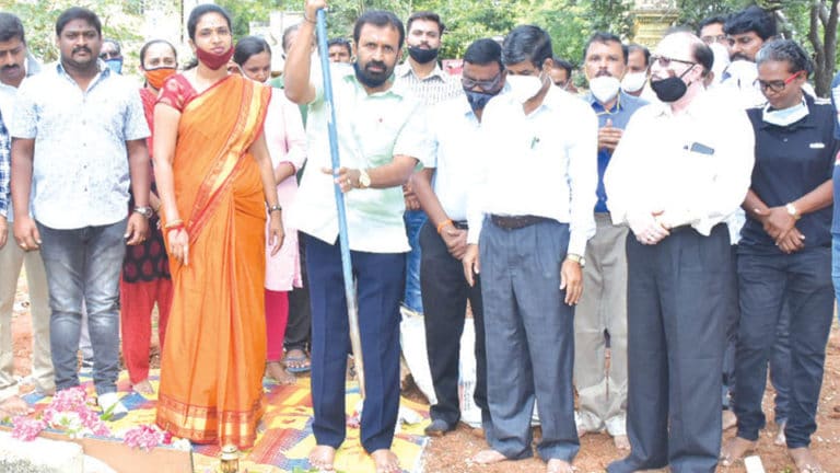 ‘Guddali puja’ for new block in Maharani’s Science College - Star of Mysore