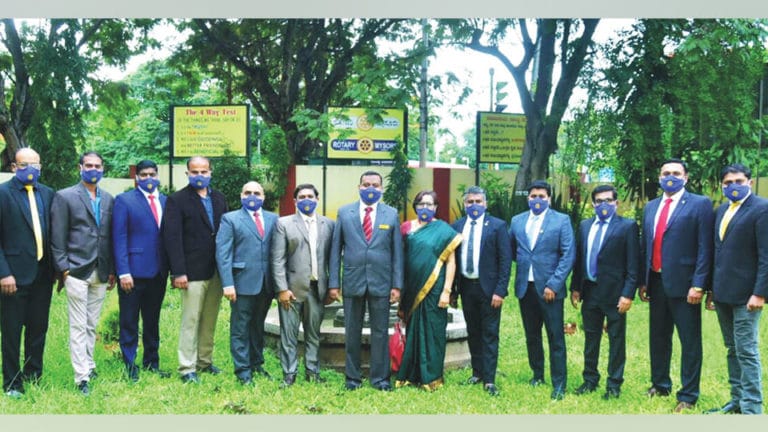 Installation Ceremony of Rotary Mysore - Star of Mysore