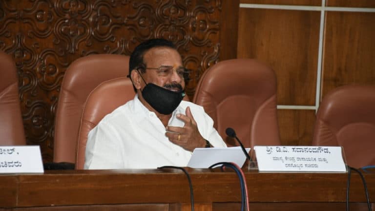 Sadananda Gowda resigns - Star of Mysore