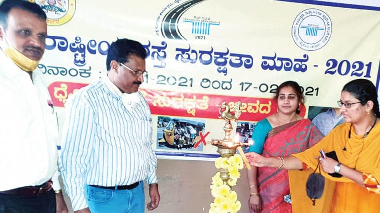 Road Safety Month at RTO (West) - Star of Mysore