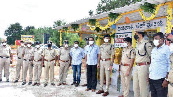 Police check-post shelter inaugurated - Star of Mysore