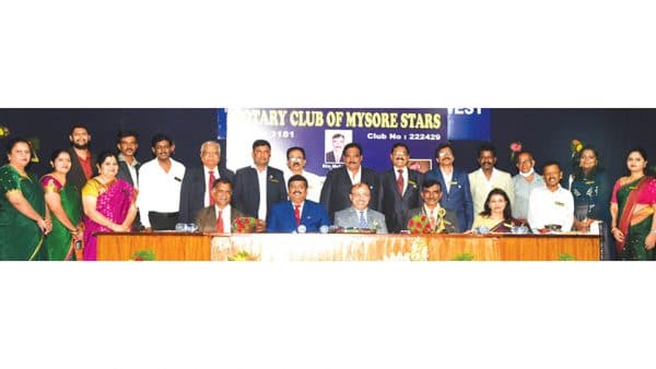 New team of Rotary Mysore Stars - Star of Mysore
