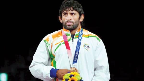 Wrestler Bajrang Punia wins bronze - Star of Mysore