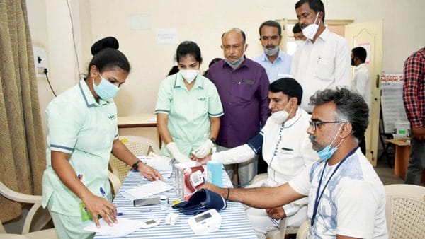 Over 150 members undergo health check-up at MDJA - Star of Mysore