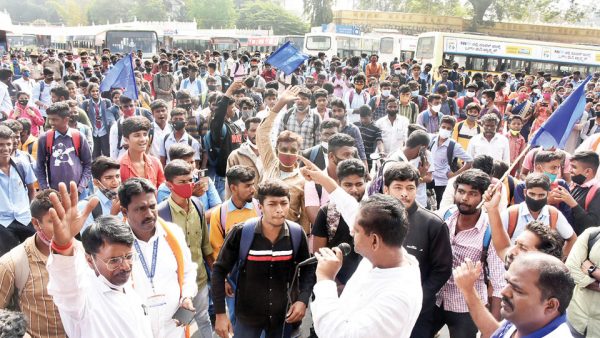 Removal of Dr. B.R. Ambedkar’s portrait by Raichur Judge - Mysuru bandh ...