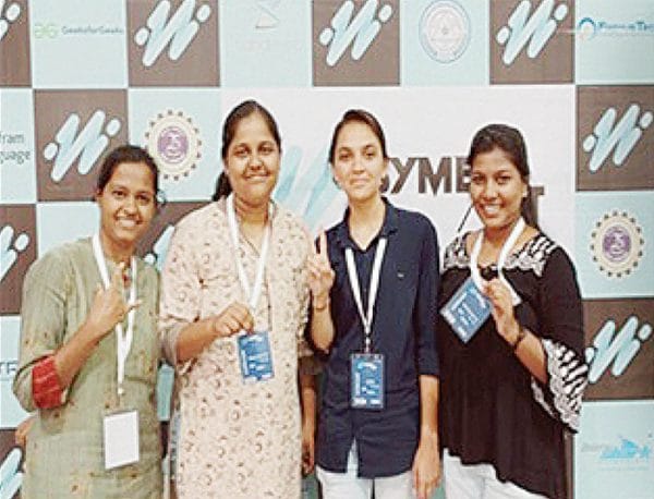 GSSSIETW students awarded Best Women’s Team - Star of Mysore