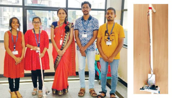 City students develop smart stick for visually impaired - Star of Mysore