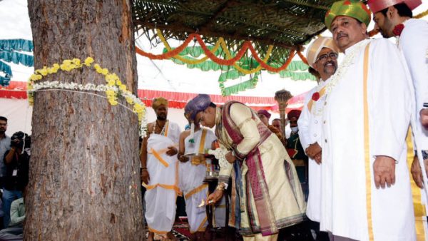 Khas Durbar, Banni Puja by Yaduveer - Star of Mysore