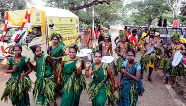 Tribal troupes from across Karnataka converge on city for Birsa Munda ...