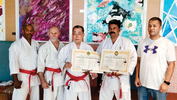 City Master receives highest rank in Karate and Kobudo - Star of Mysore
