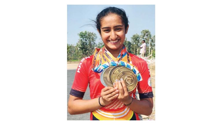 Wins six medals at National Skating Championship - Star of Mysore