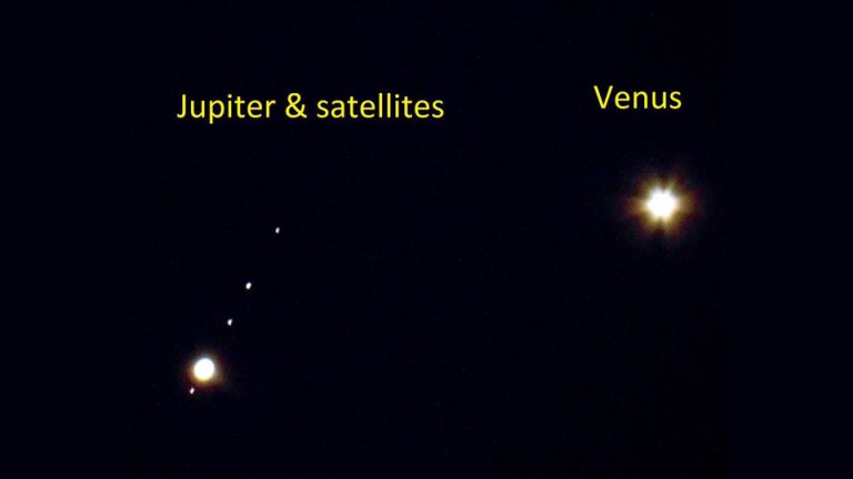 Conjunction of Jupiter and Venus captured in Mysuru - Star of Mysore
