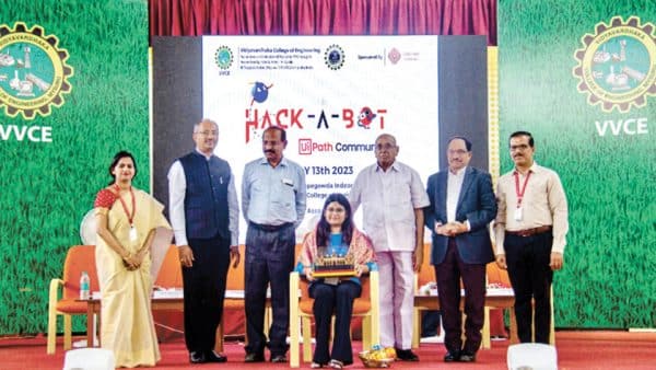 Hackathon held at VVCE - Star of Mysore
