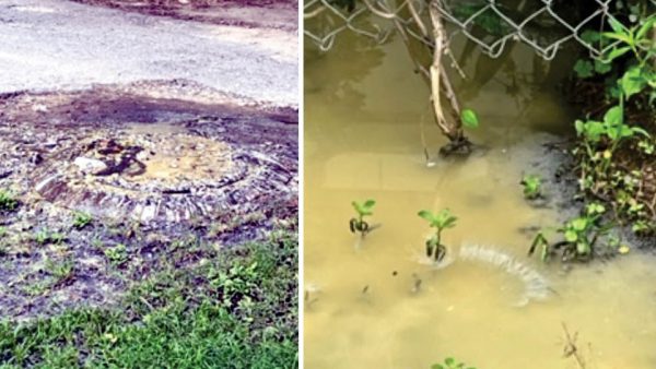 Overflowing UGD line troubles K.C. Layout residents - Star of Mysore