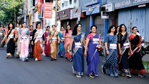 Saree walk... - Star of Mysore