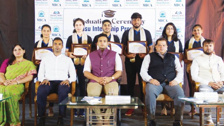 Internship Graduation at MICA - Star of Mysore