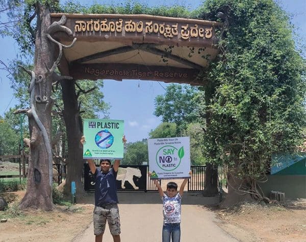 Waste bins installed at entry gates of Nagarahole Tiger Reserve - Star ...