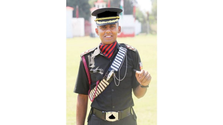 Takes charge as Indian Army Officer - Star of Mysore