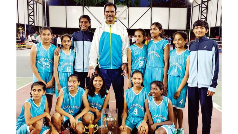 Winners of State Sub-Junior Basketball Championship - Star of Mysore