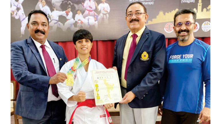 Selected to represent India at Intl. Karate Championship - Star of Mysore