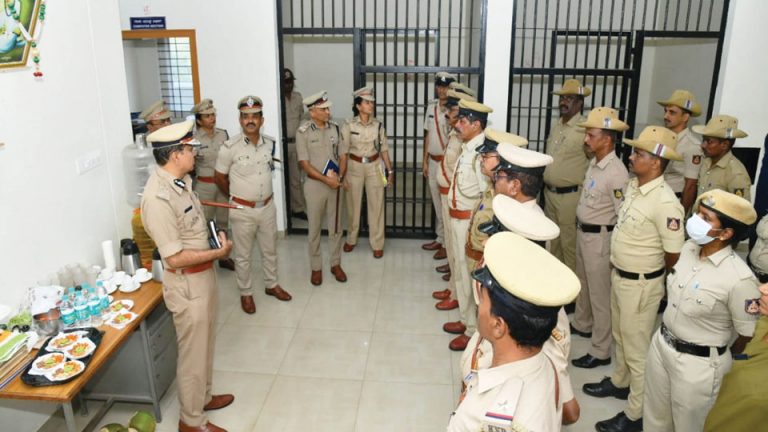 Visits Alanahalli Police Station - Star of Mysore