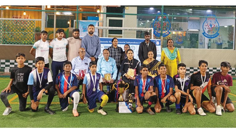 Runners in State-Level Football Tournament - Star of Mysore