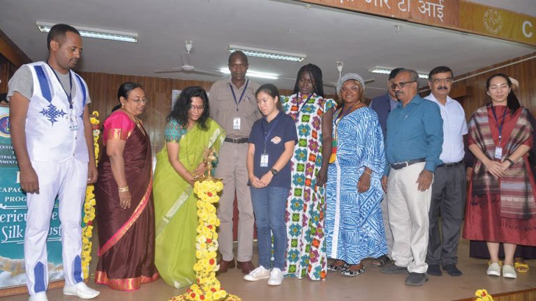 Sericulture and Silk Industry intl. training session begins - Star of ...