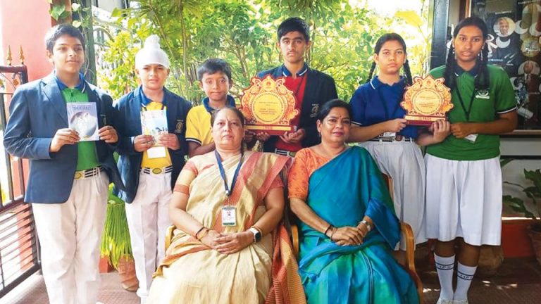 Prize-winners of creative science model-making competition - Star of Mysore