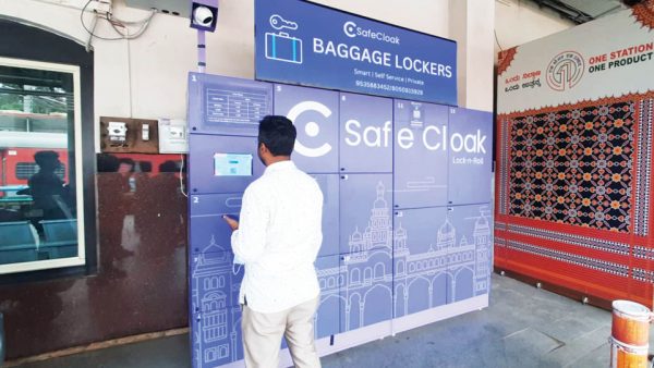 Digital Smart Baggage Lockers facility for travellers at City Railway ...