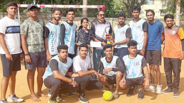 Runners-up in UoM Mandavya Zone Inter-Collegiate Handball Tournament ...