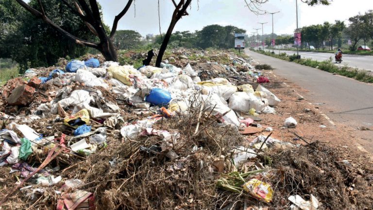 Illegal waste dumping persists on Ring Road - Star of Mysore
