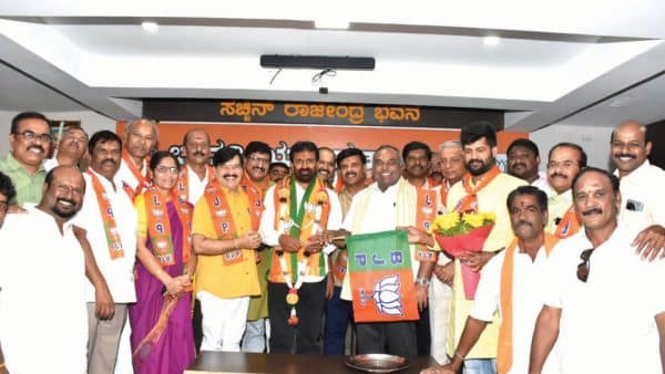 Nagendra takes charge as City BJP President - Star of Mysore